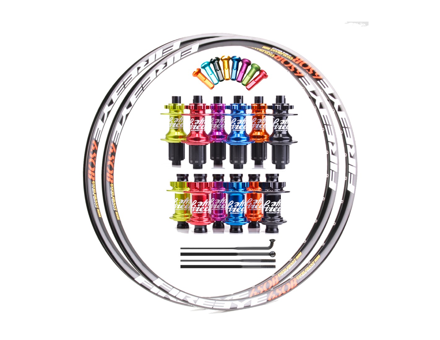 Comprar FireEye Excelerant Juego de Ruedas DH Color Negro